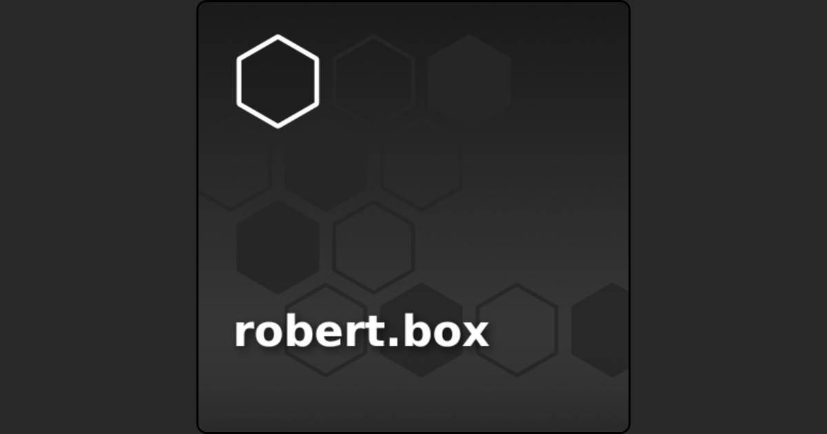 robert.box - Profile | .box